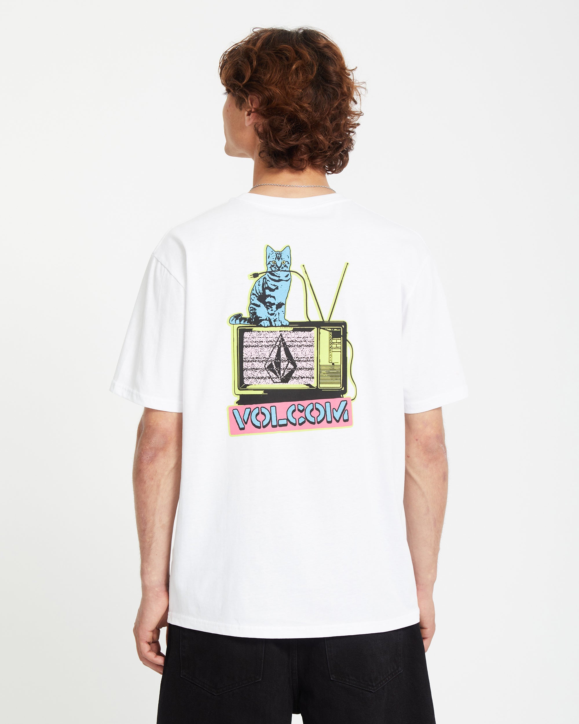 Catv T-shirt - WHITE - Men - Volcom EU – Volcom Europe