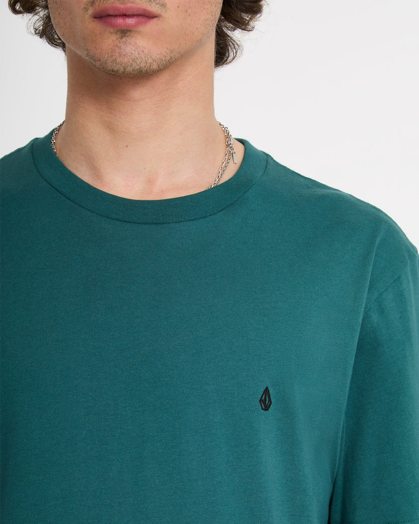 Stone Blanks T-Shirt - Rifle Green - Men - Volcom EU – Volcom Europe