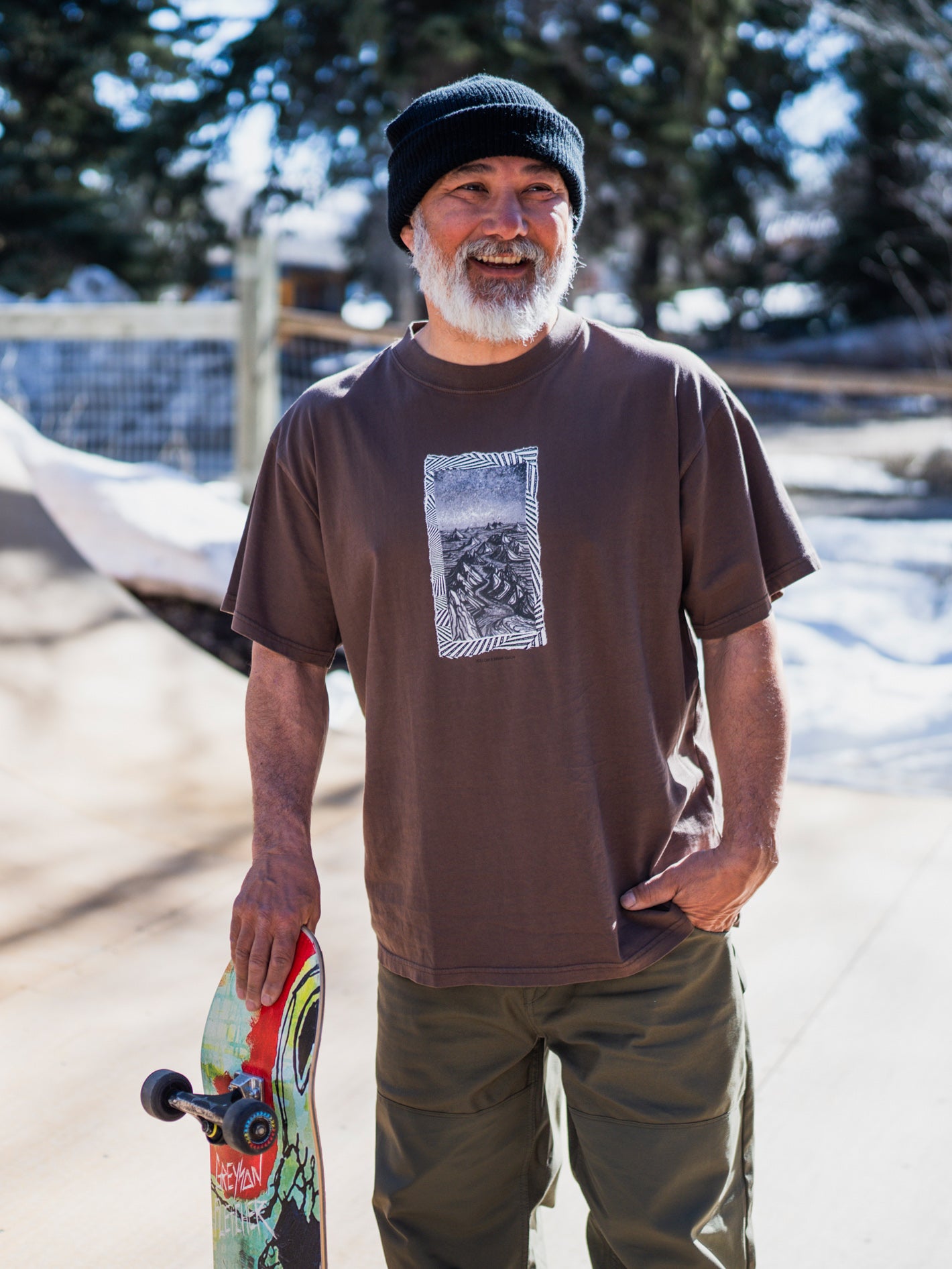 Iguchi Valley T-Shirt - Dark Earth - Men - Volcom EU – Volcom Europe