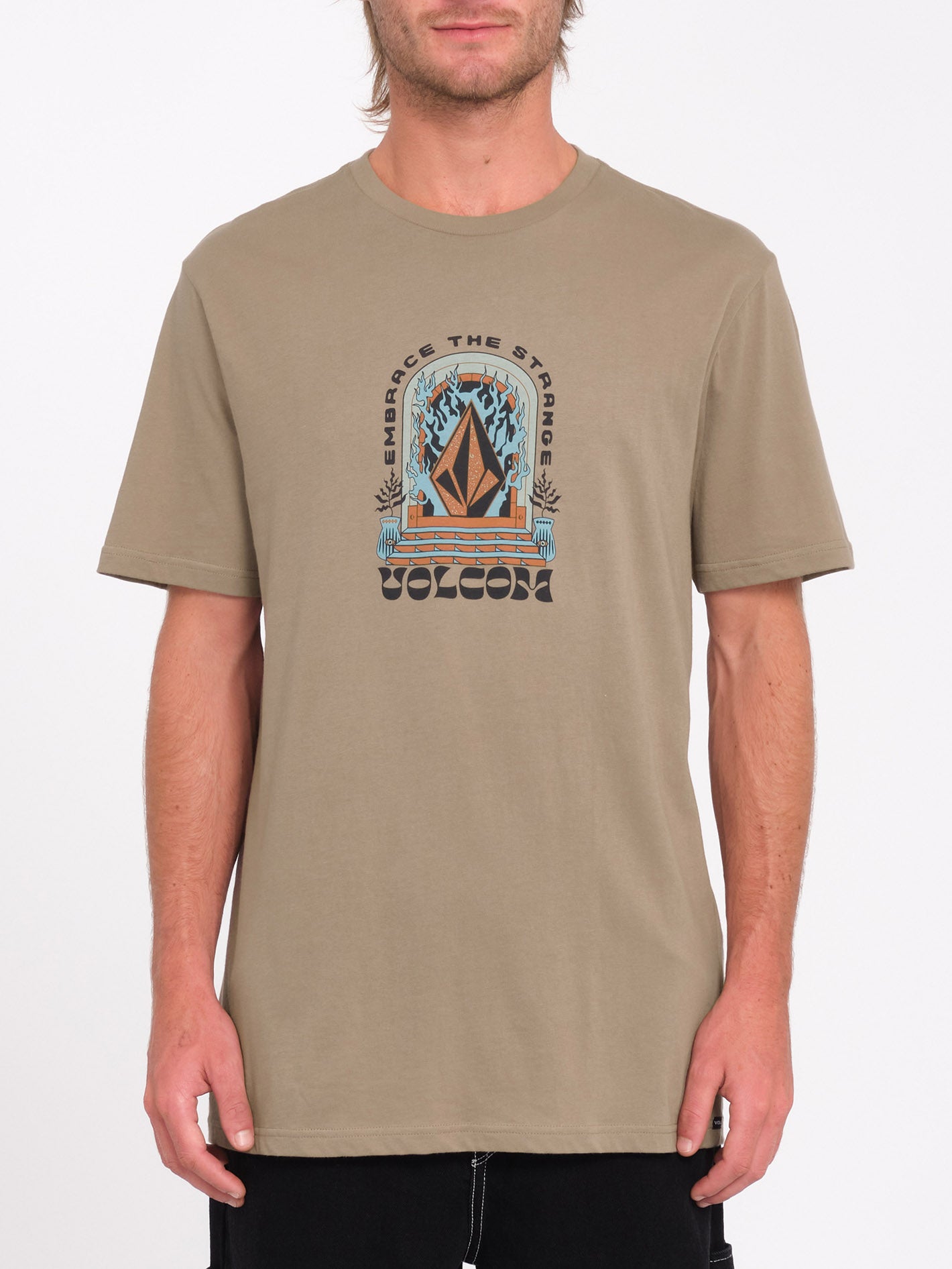 Sacred Stone T-Shirt - Teak - Men - Volcom EU – Volcom Europe