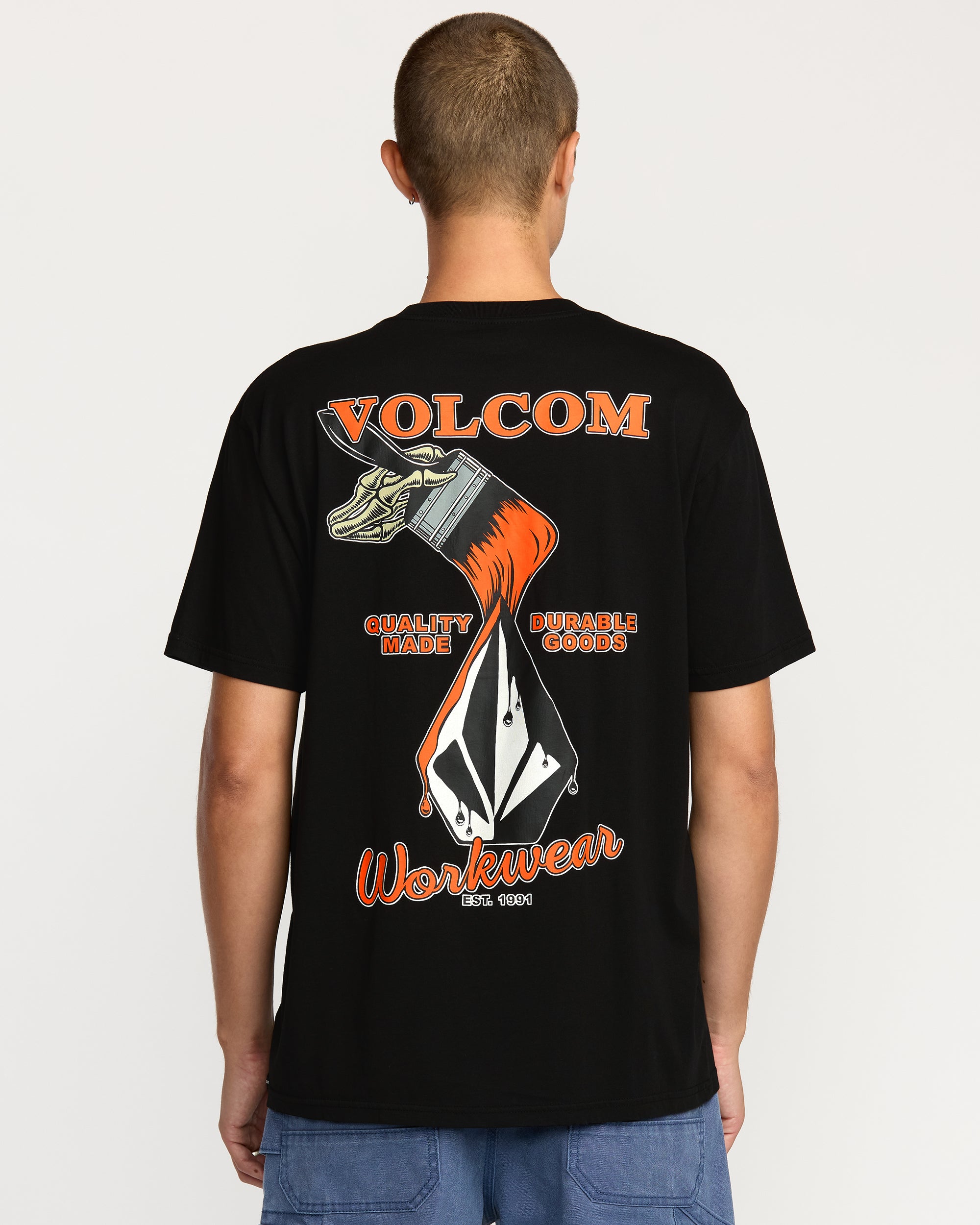 Enamel T-Shirt - Black - Men - Volcom EU – Volcom Europe