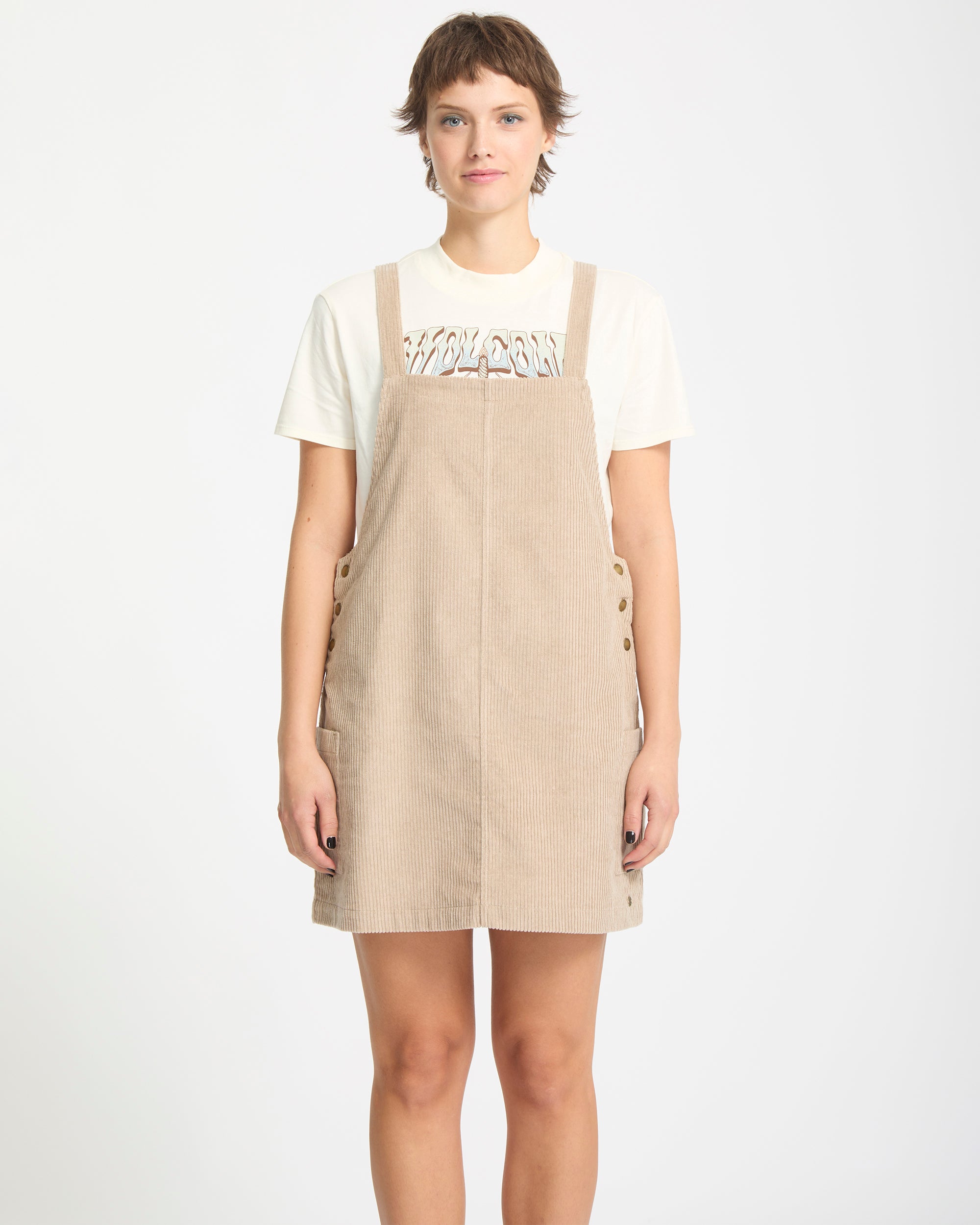 Power Chord Dress - Khaki - Women - Volcom EU – Volcom Europe