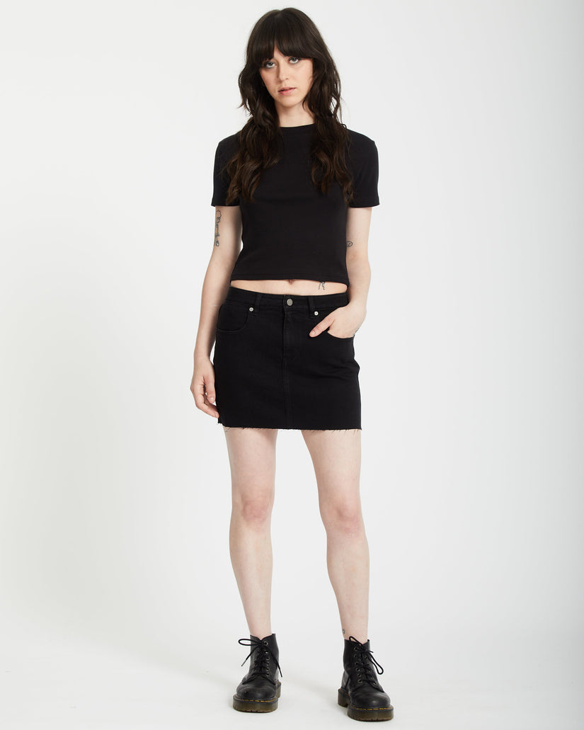 Volcomstone Tight crop top - Black - Women - Volcom EU – Volcom Europe