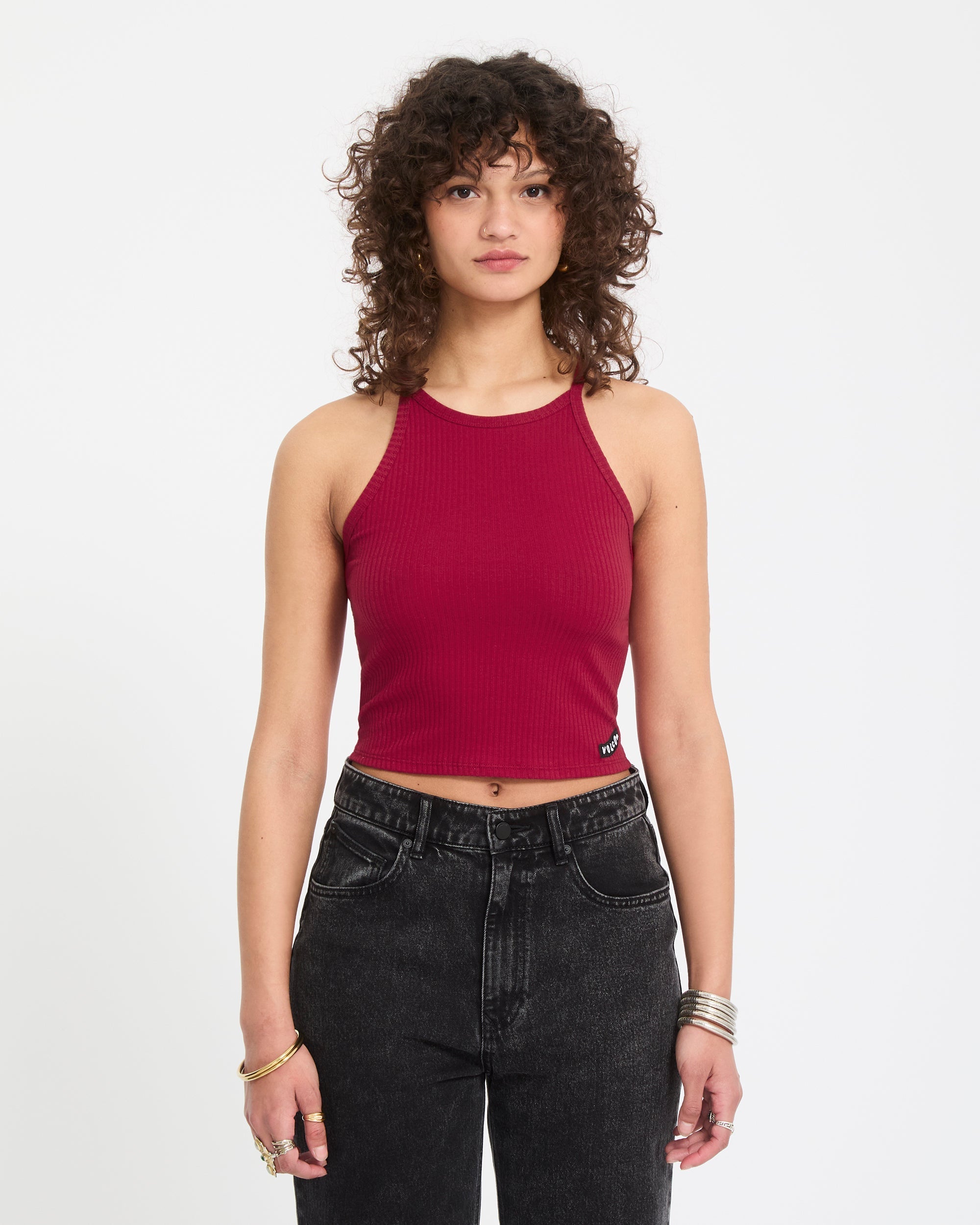 Leelee Tank Top - Deep Red - Women - Volcom EU – Volcom Europe