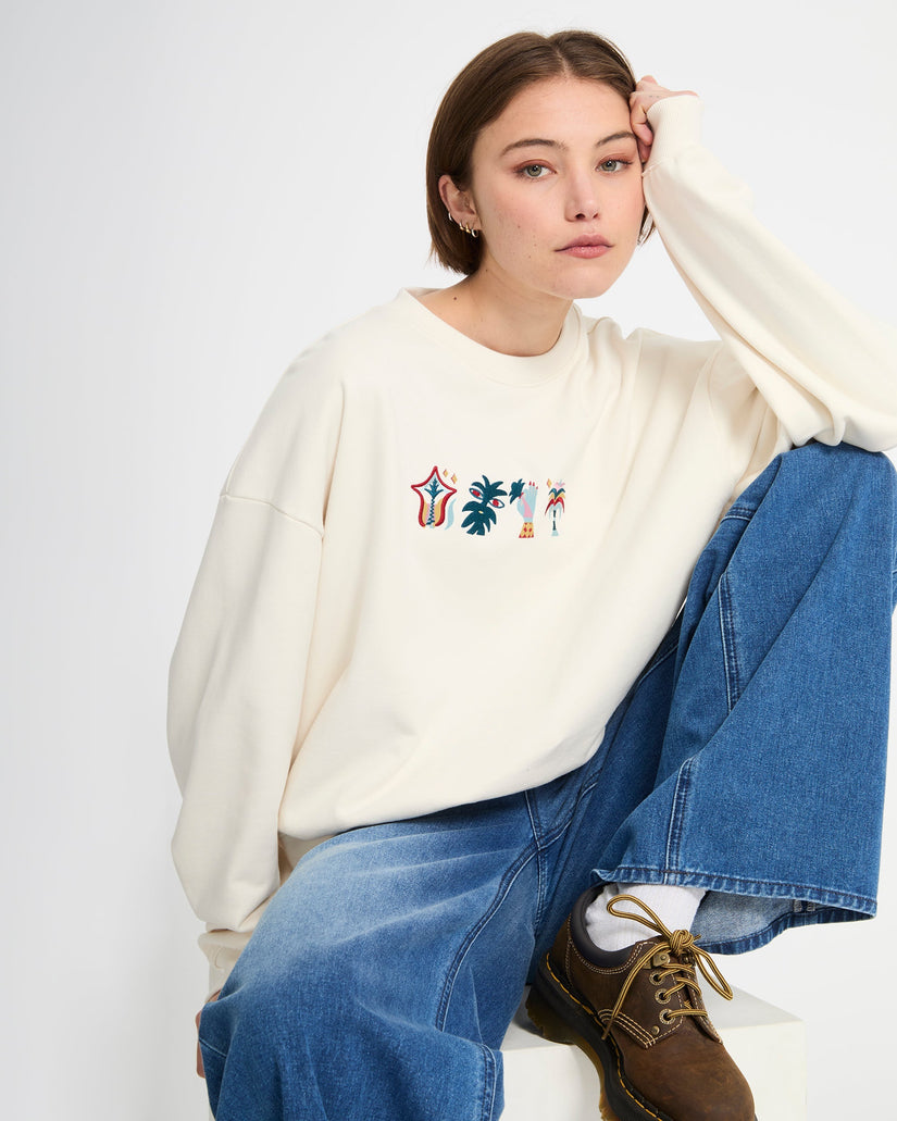 Bruno Lucas Sweatshirt - Off White - Women - Volcom EU – Volcom Europe