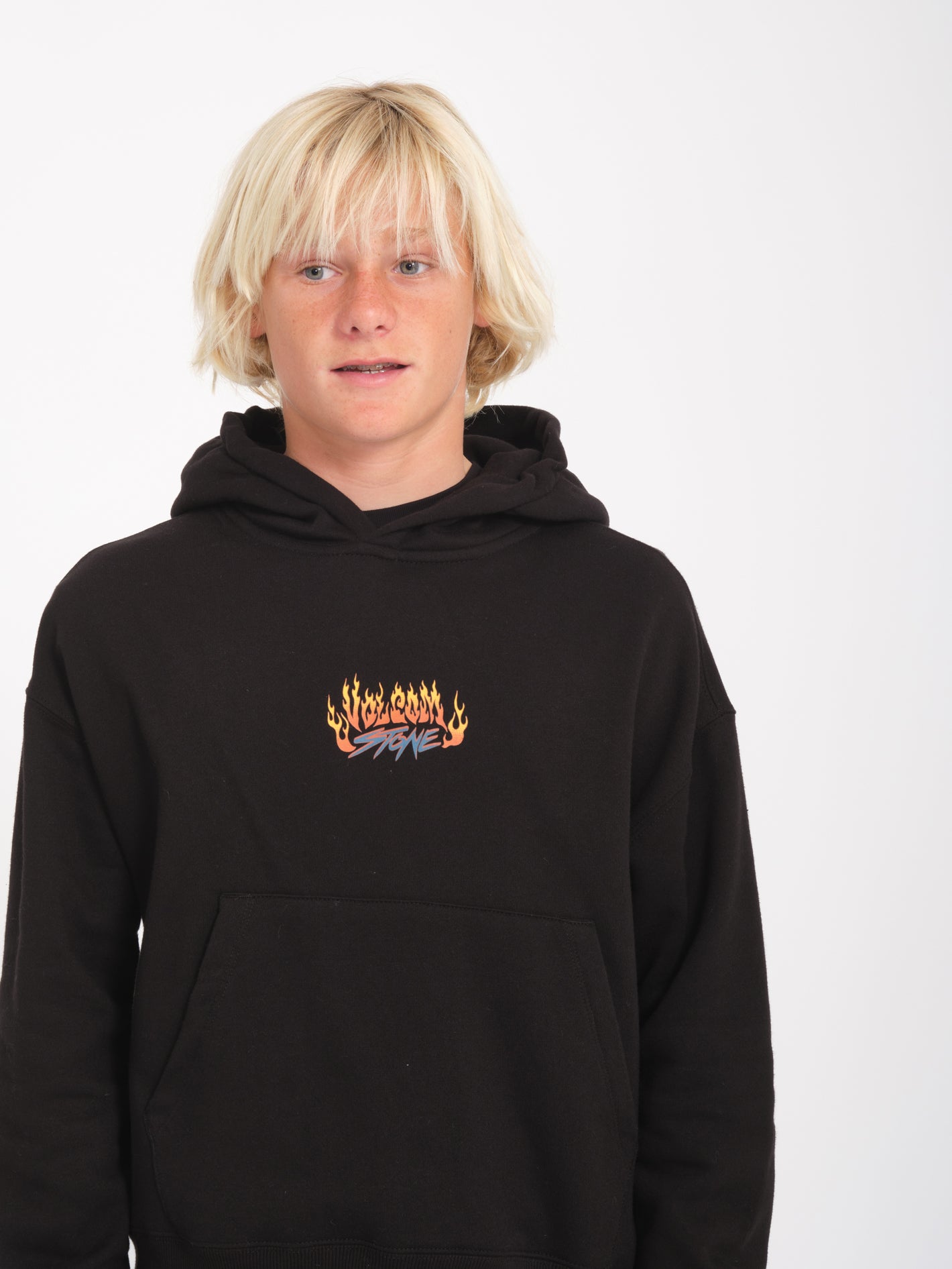 Trux Hoodie - BLACK - (KIDS) - Volcom EUROPE – Volcom Europe