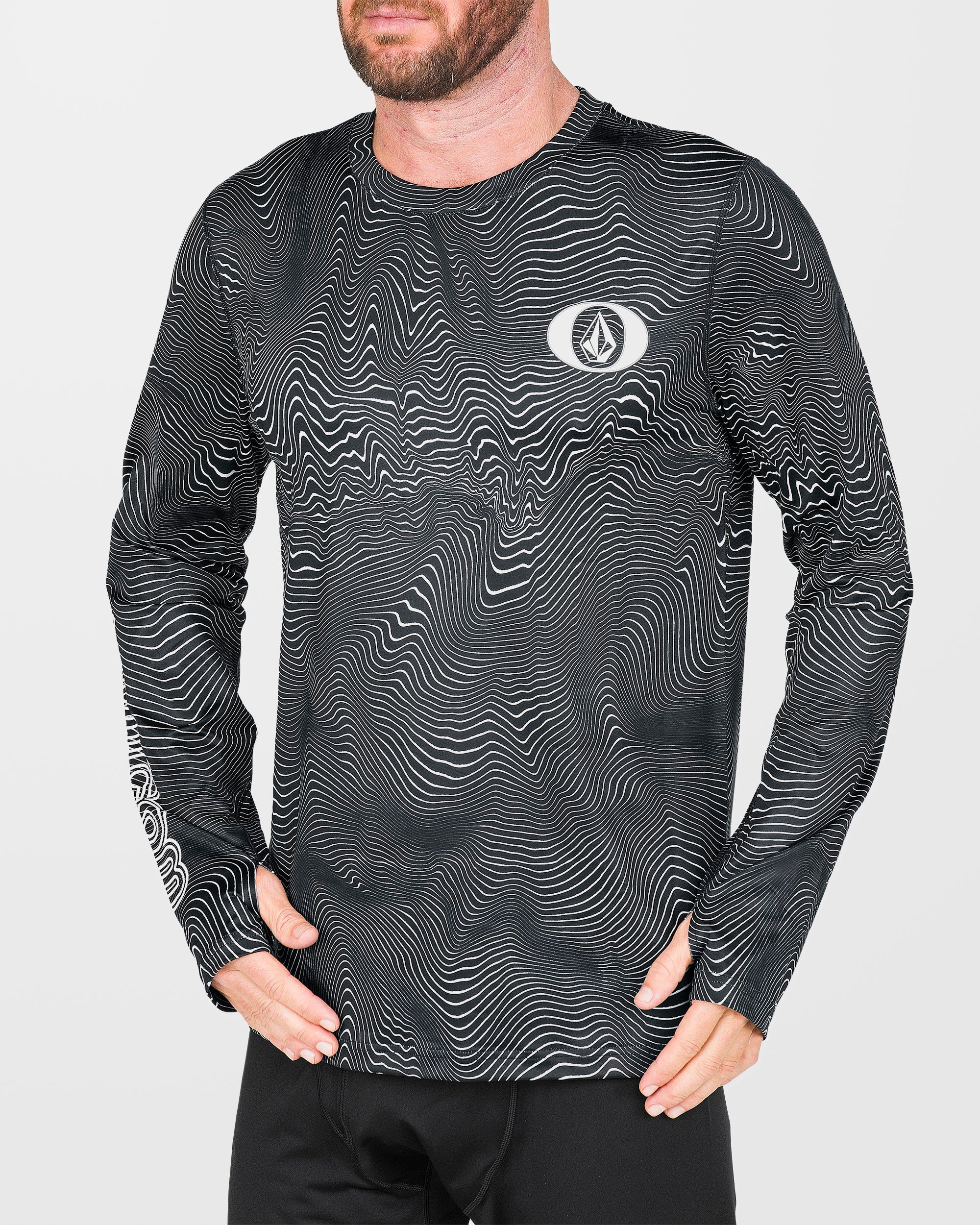M V-Science Base Layer Top - Black Print - Men - Volcom EU - 2 Years ...