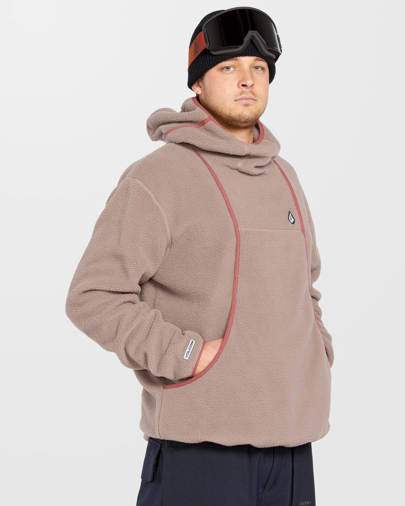 Untethered Balaclava Hoodie - Chestnut Brown - Men - Volcom EU - 2 ...