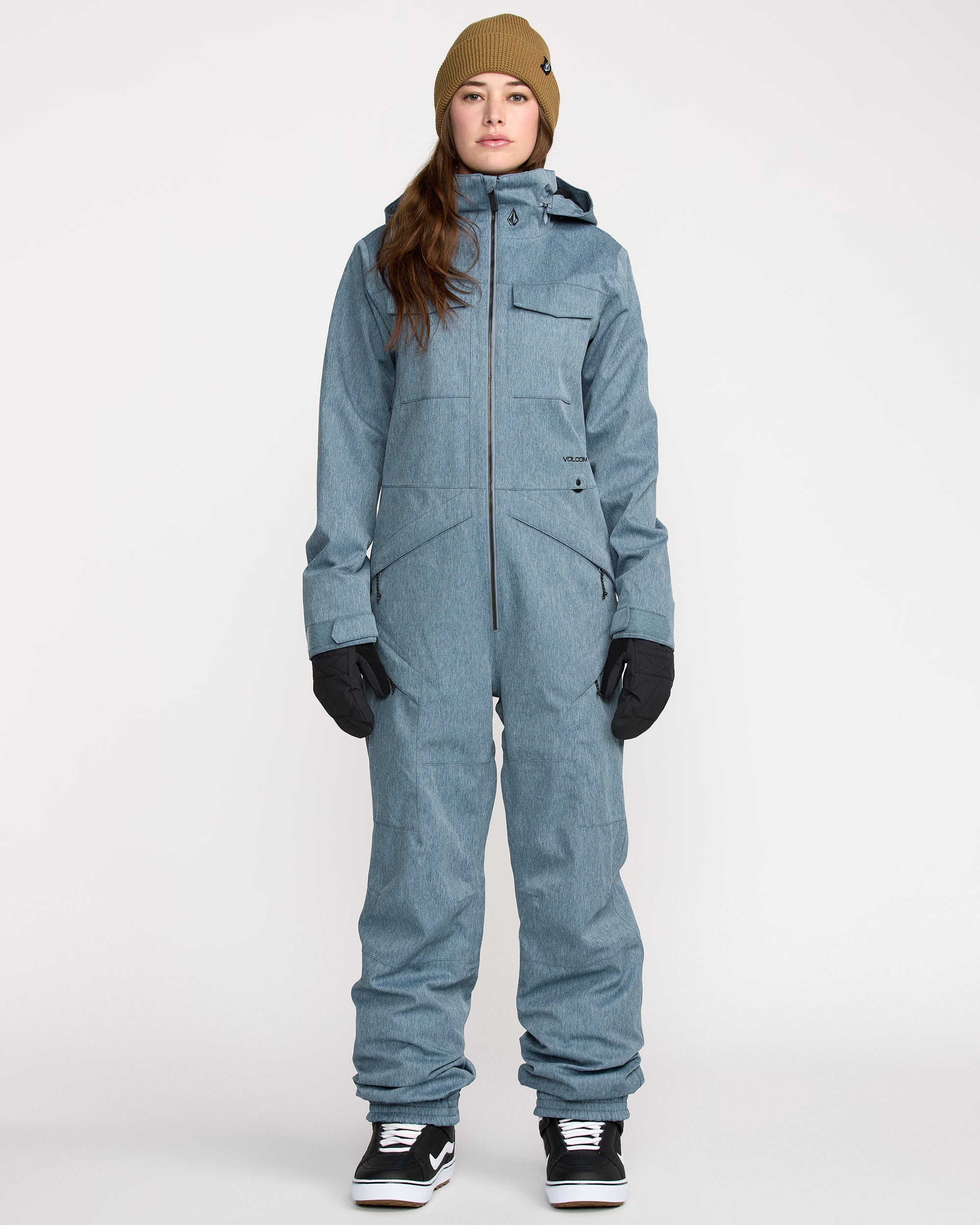 Shiloh Snow Jumpsuit - Denim - Women - Volcom EU – Volcom Europe