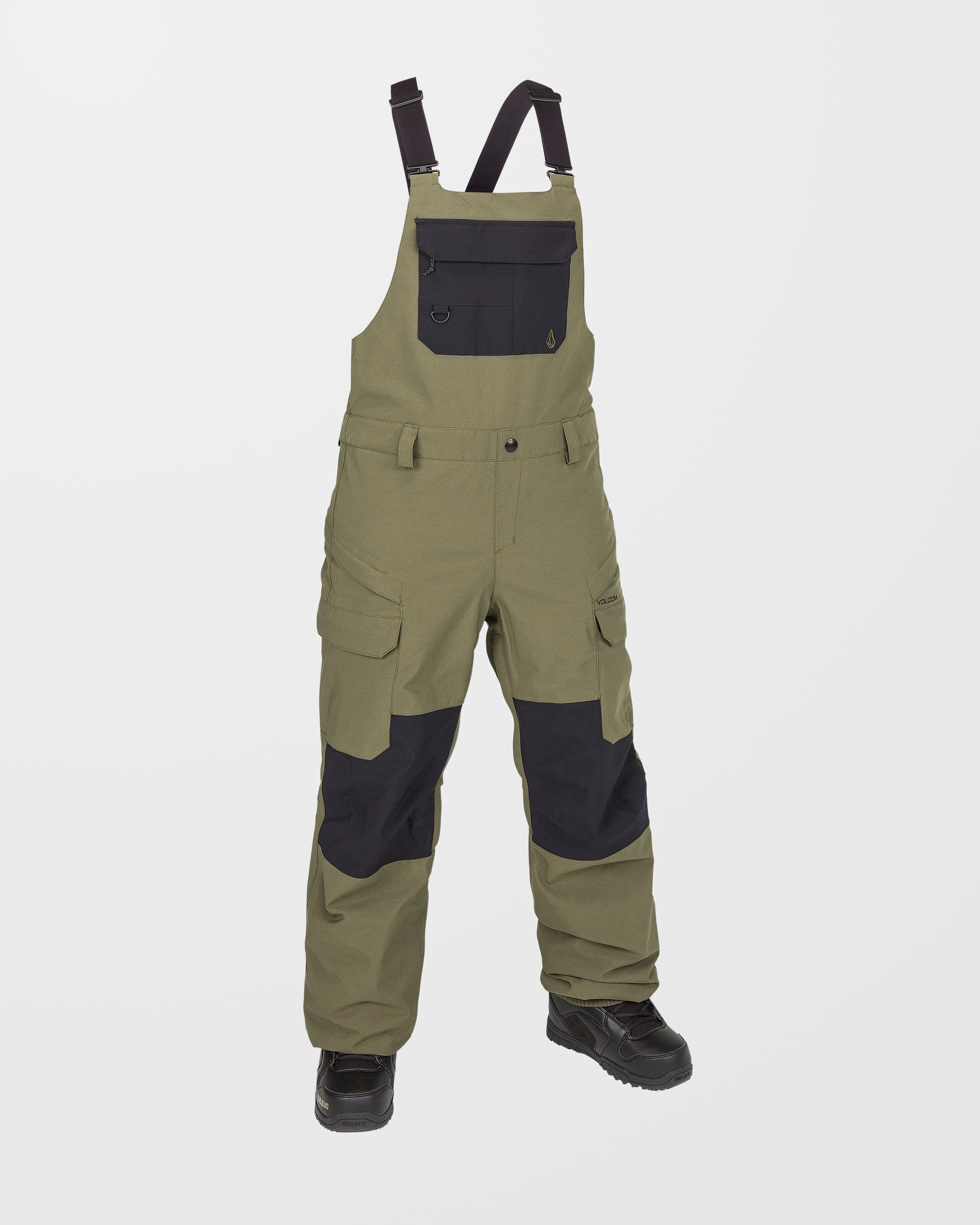 Creston 3D Stretch Bib Overall - Ivy - Women - Volcom EU - 2 Years ...