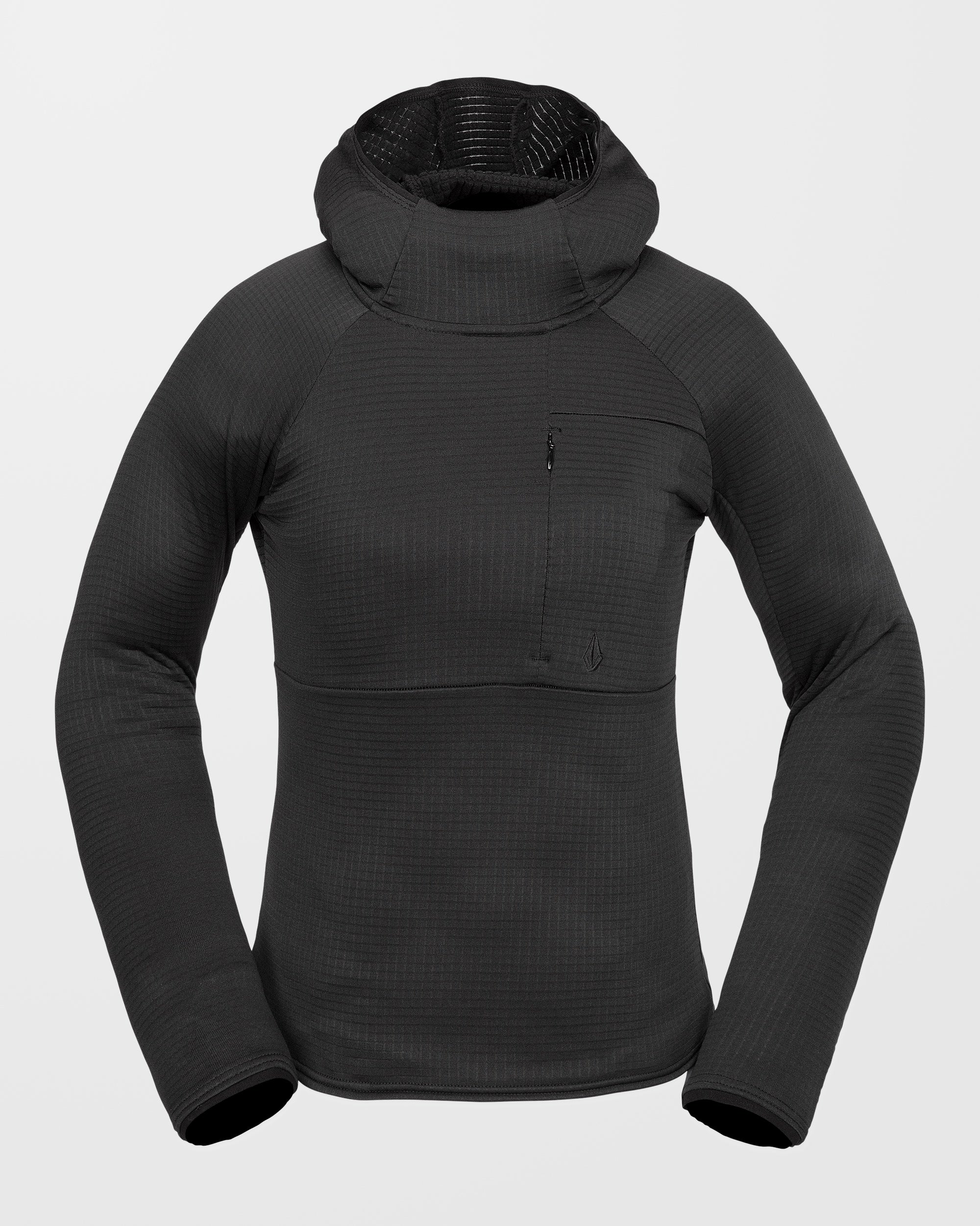 Gridlock Balaclava Hoodie - Black - Women - Volcom UK - 2 Years ...