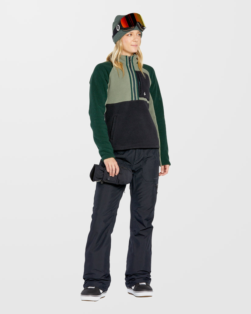 Demi Half Zip Sherpa - Lichen Green - Women - Volcom EU - 2 Years ...
