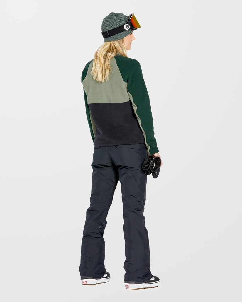 Demi Half Zip Sherpa - Lichen Green - Women - Volcom EU - 2 Years ...