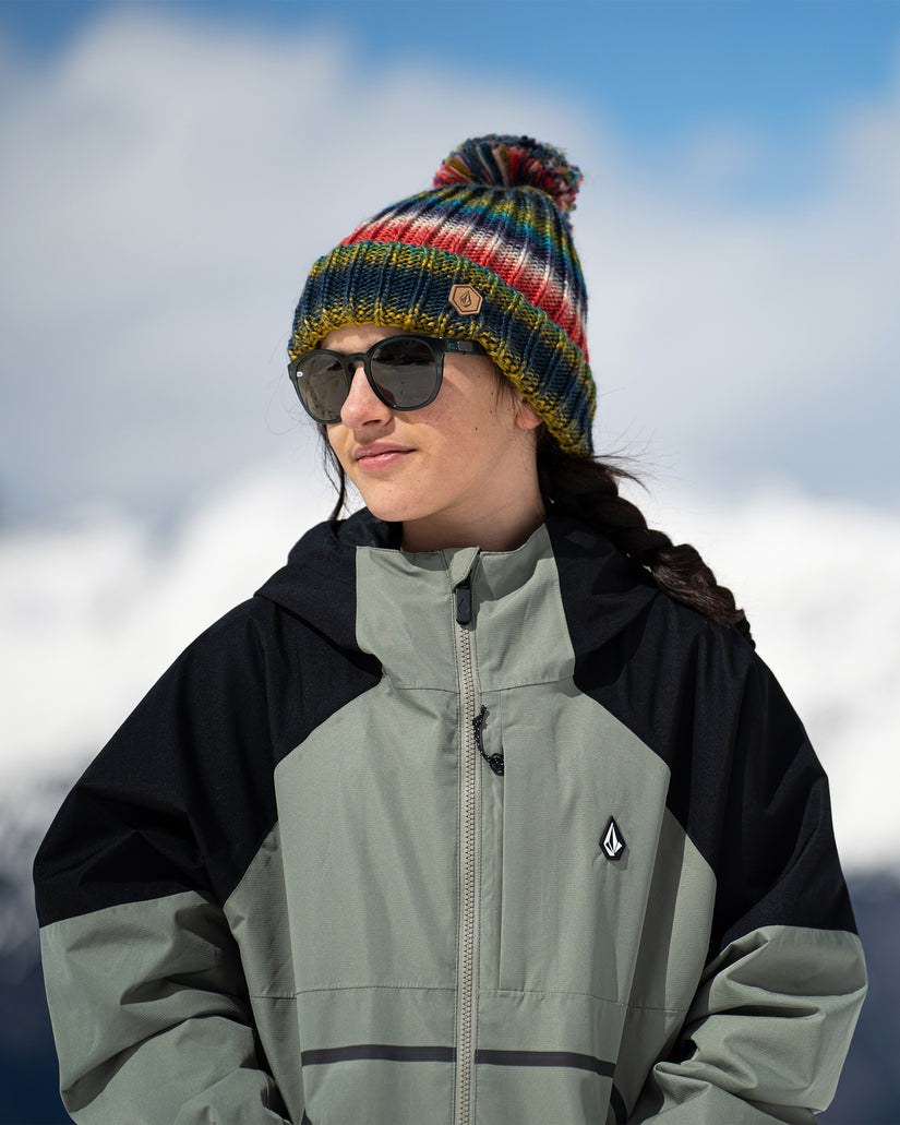 V.Co Lyra Bobble Beanie - Lichen Green - Women - Volcom EU - 2 Years ...