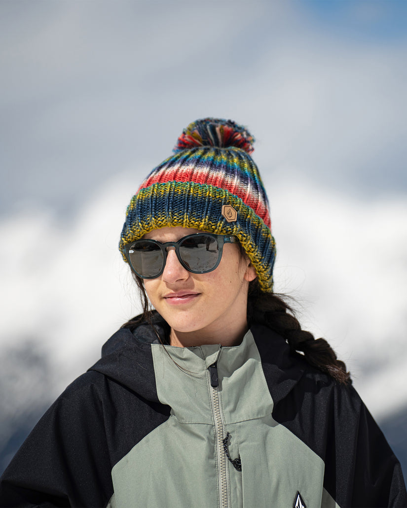 V.Co Lyra Bobble Beanie - Lichen Green - Women - Volcom EU - 2 Years ...