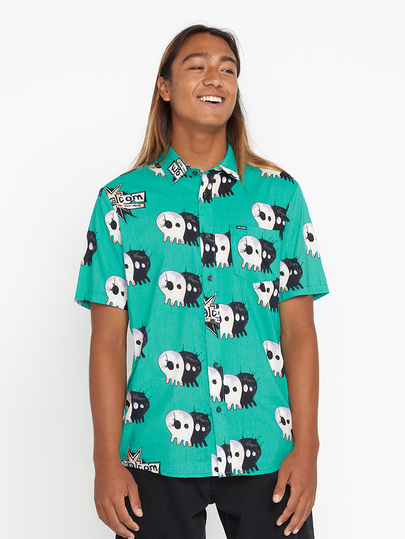 V Ent Pepper Shirt - SCRUBS GREEN - Men - Volcom EU – Volcom Europe