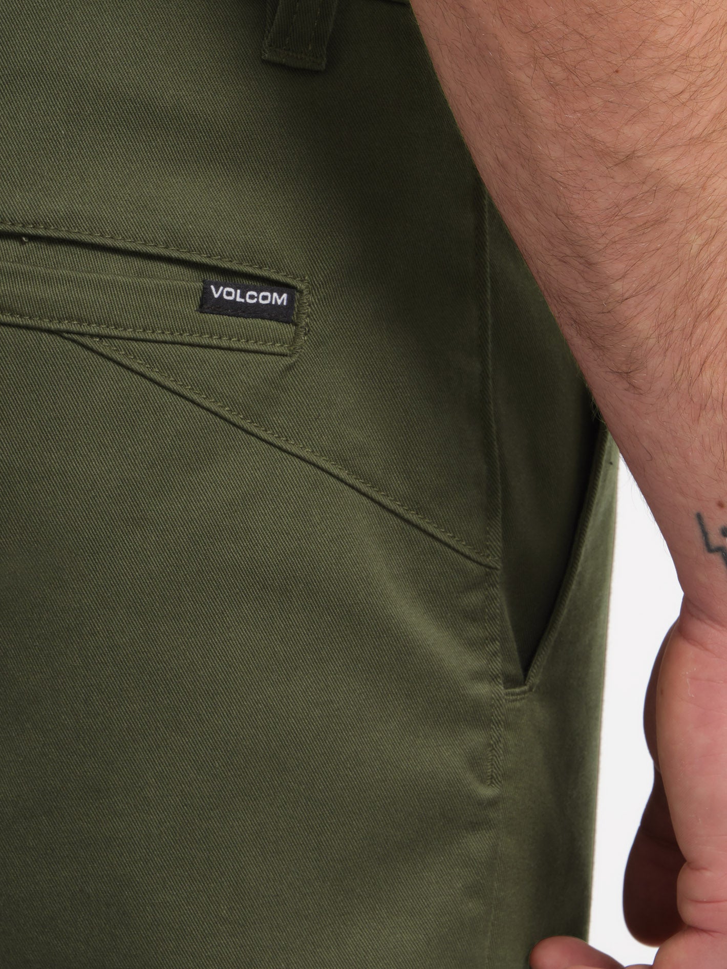 Frickin Modern Stretch Chino Trousers - SQUADRON GREEN - Men - Volcom ...