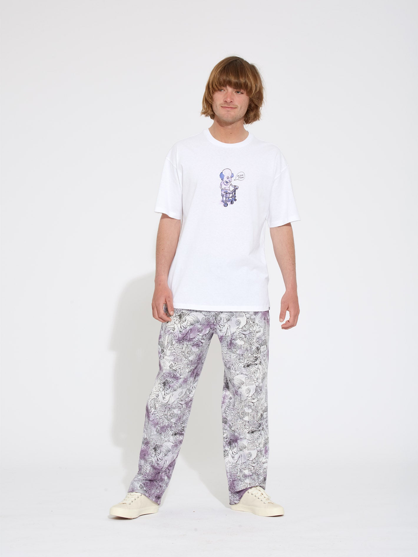 Ed Merlin Murray Elasticated Waist Trousers - PRINT - Men - Volcom EU ...