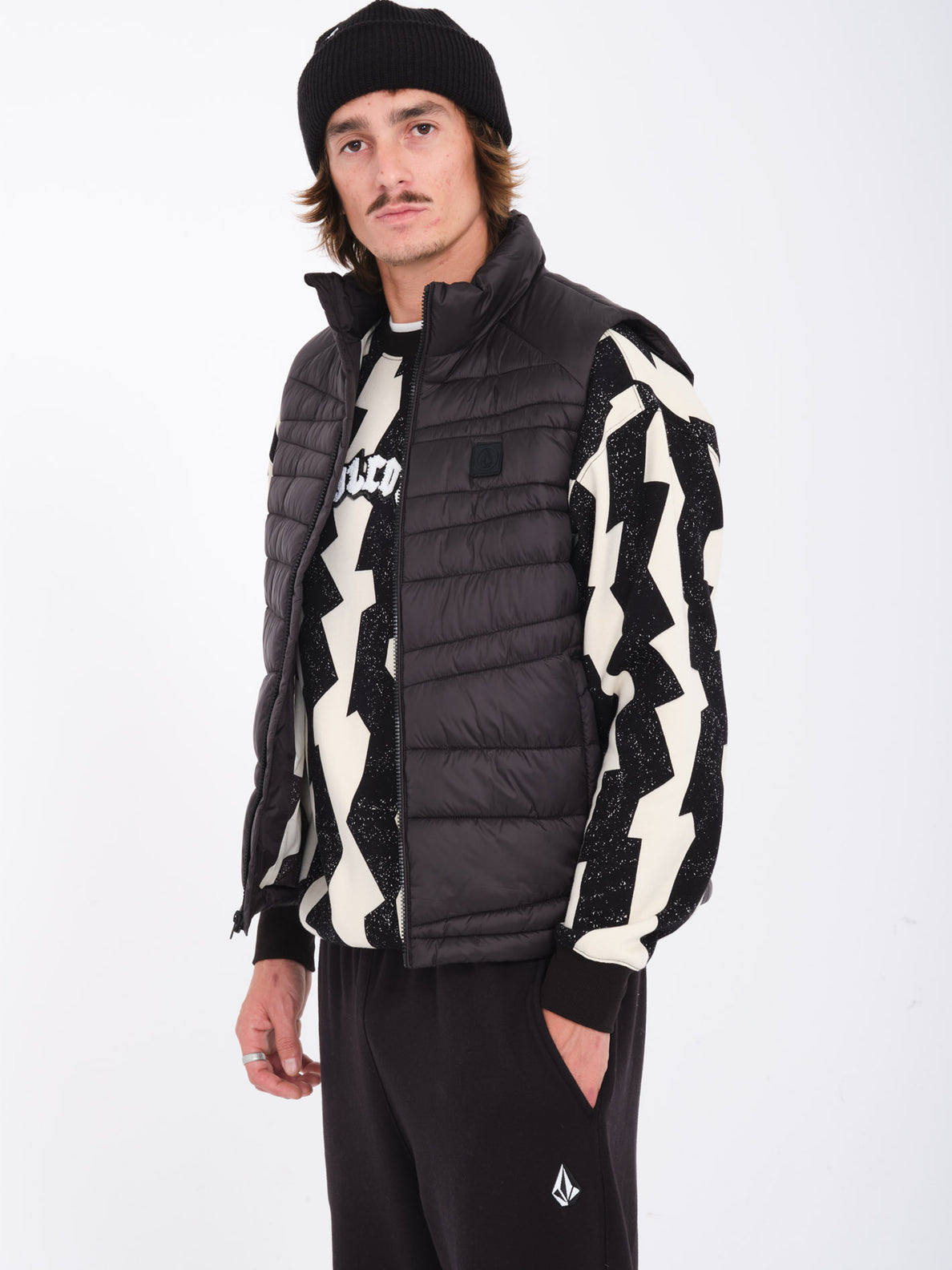 Earth Tripper Puff Vest - BLACK - Men - Volcom EUROPE – Volcom Europe