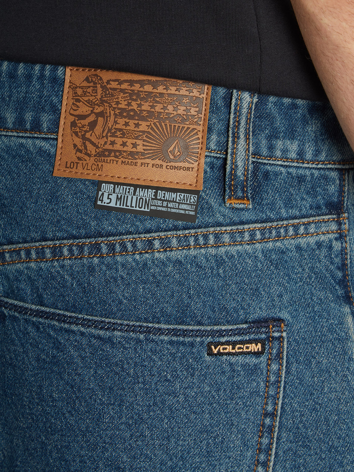 Billow Tapered Jeans - INDIGO RIDGE WASH - Men - Volcom EU – Volcom Europe