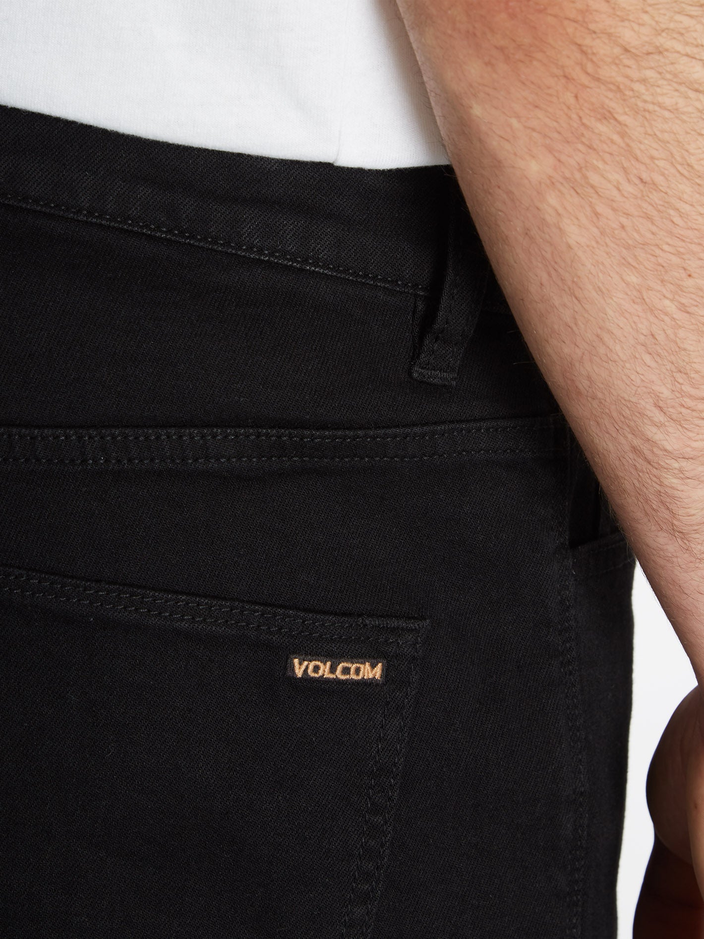 Modown Tapered Jeans - BLACK ON BLACK - Men - Volcom EU – Volcom Europe