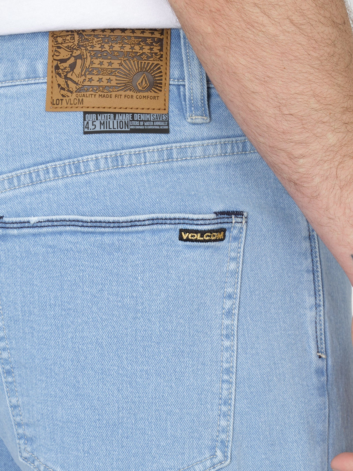 Modown Tapered Jeans - LIGHT VINTAGE INDIGO - Men - Volcom EU – Volcom Europe