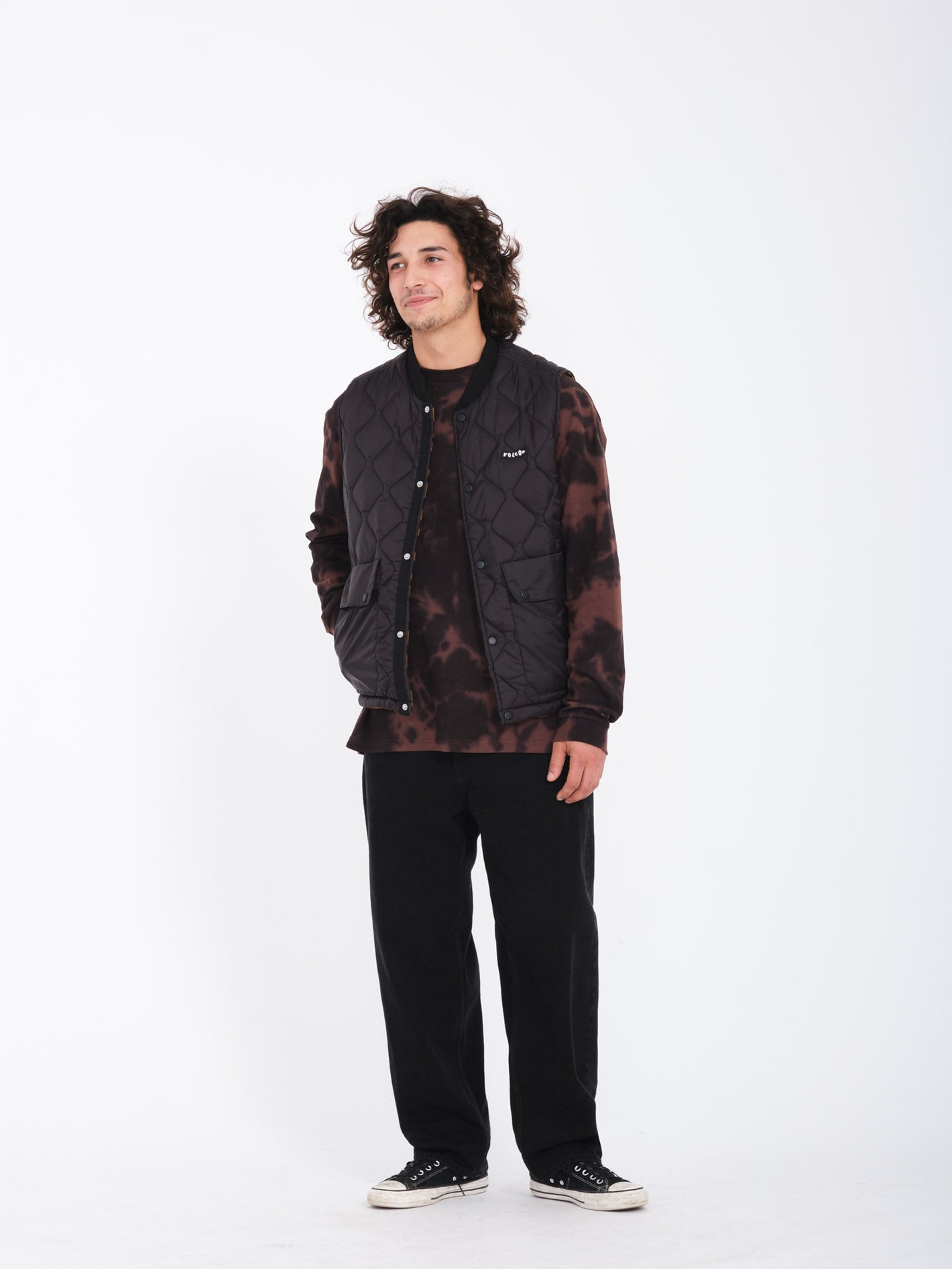 Max Sherman T-shirt - BITTER CHOCOLATE - Men - Volcom EUROPE – Volcom ...