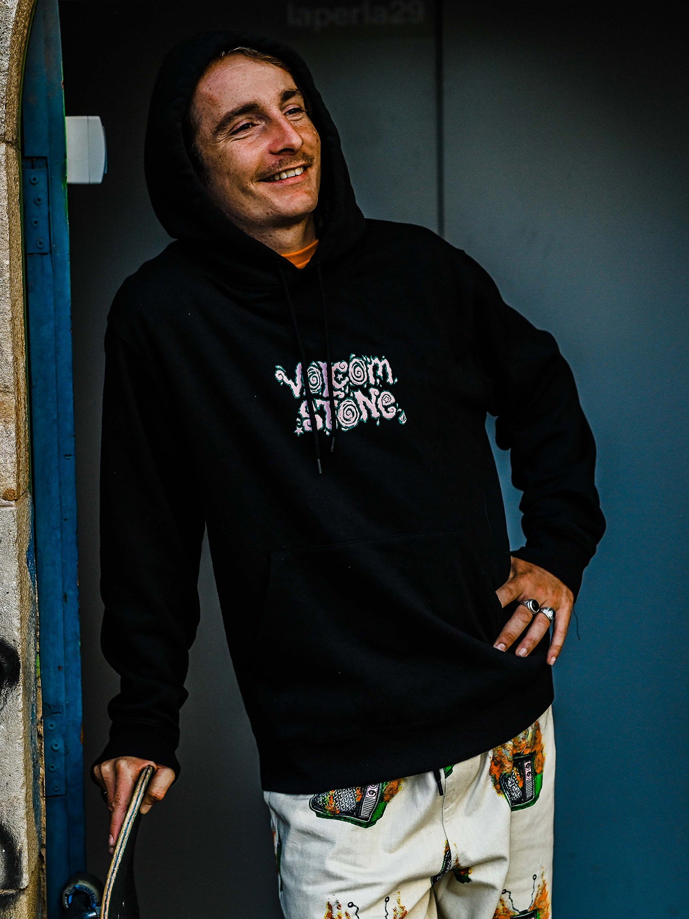Justin Hager Hoodie - BLACK - Men - Volcom EU – Volcom Europe