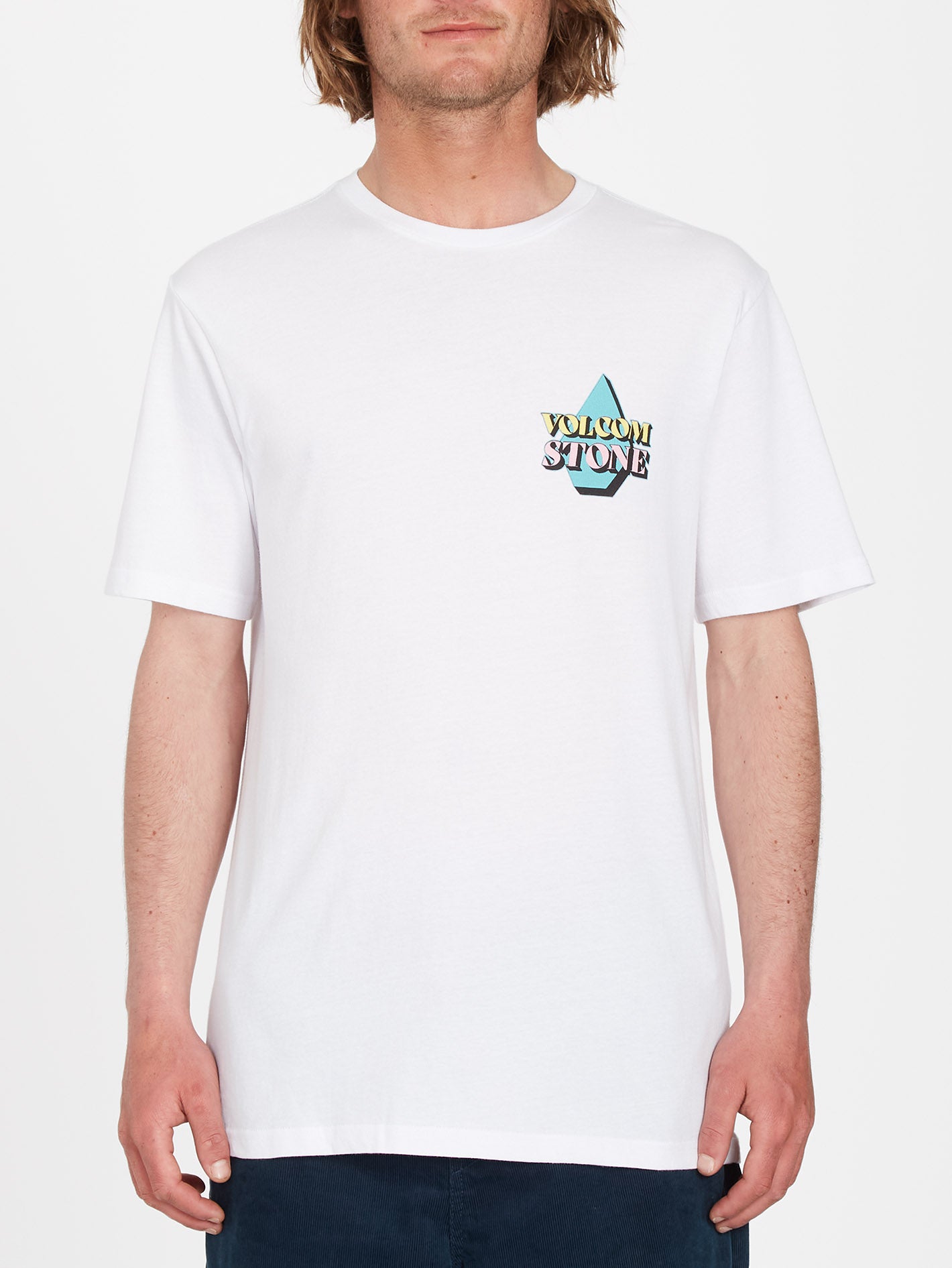 Stript T-shirt - WHITE - Men - Volcom EU – Volcom Europe