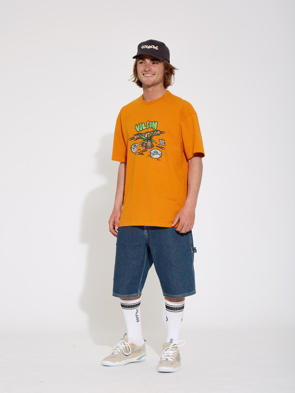 Todd Bratrud 1 T-shirt - SAFFRON - Men - Volcom EU – Volcom Europe