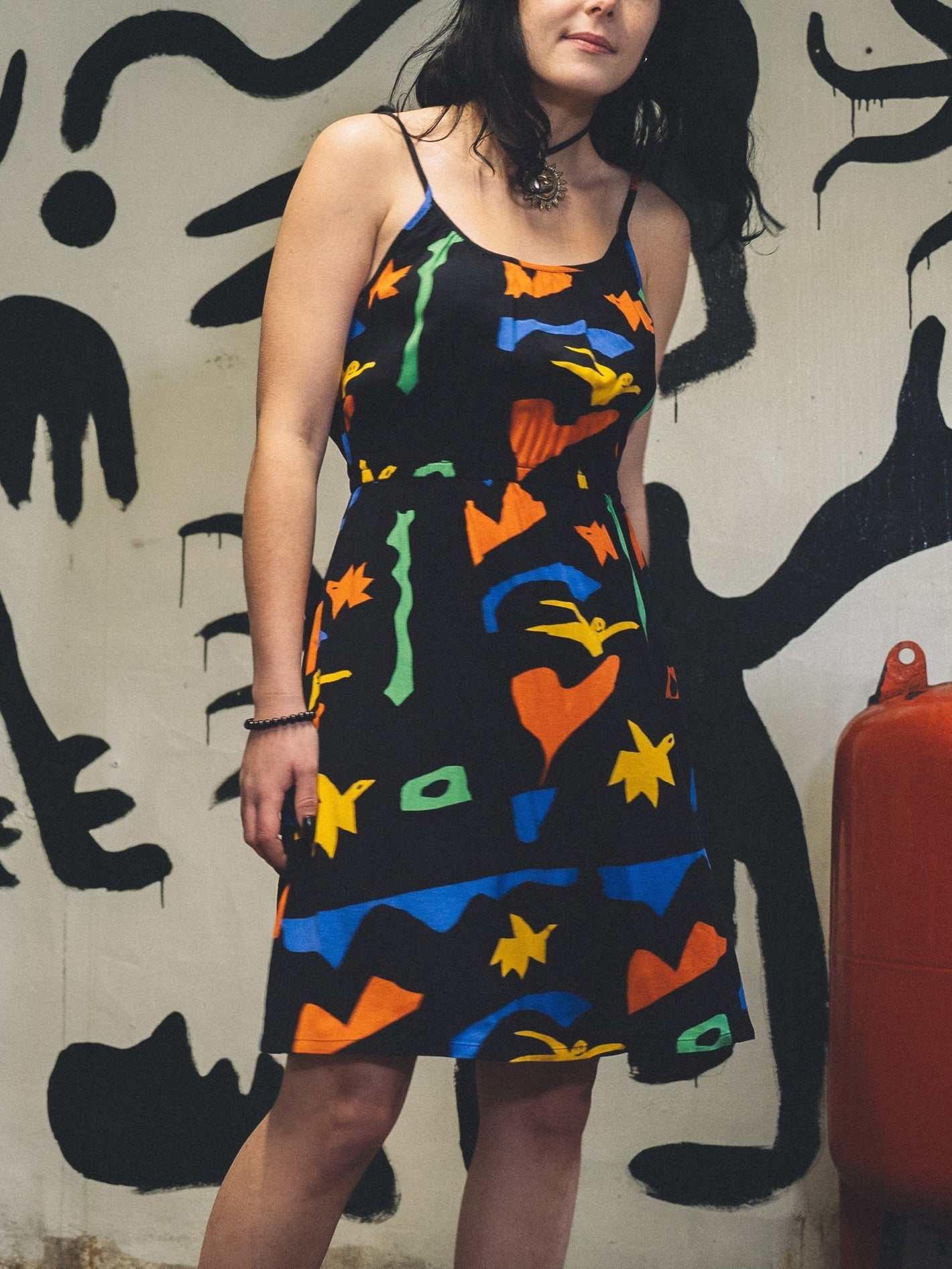 Arthur Longo Cami Dress - BLACK - Women - Volcom EU – Volcom Europe