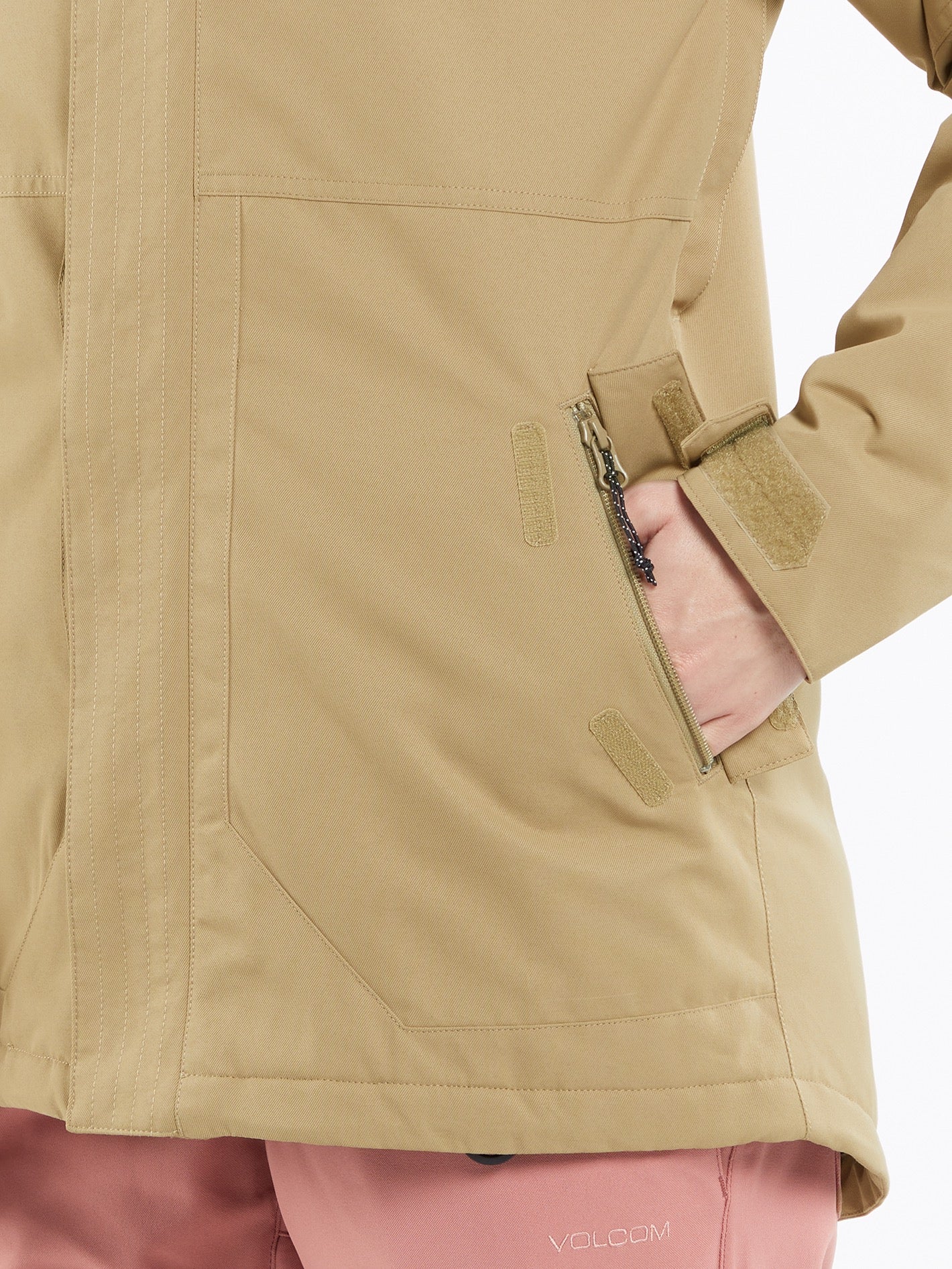 Fawn Insulated Jacket - DARK KHAKI - Women - Volcom EU – Volcom Europe