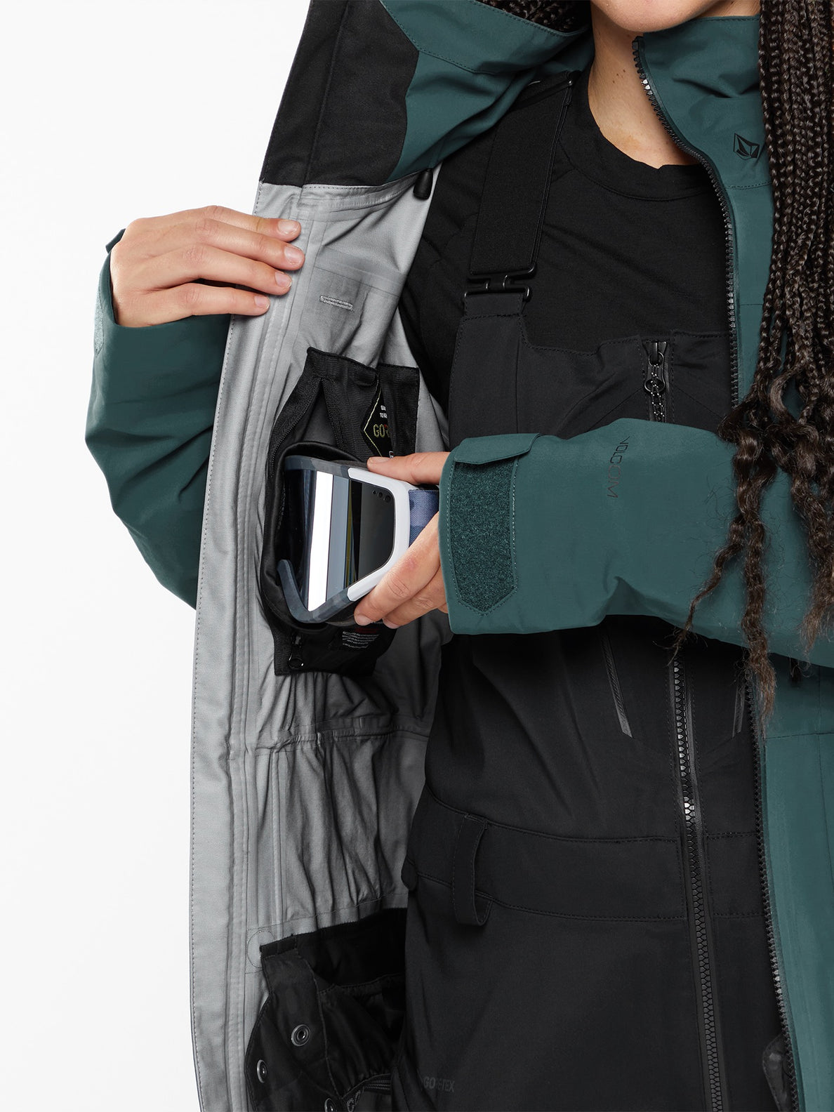 Vs 3L Stretch Gore-Tex Jacket - BALSAM - Women - Volcom EU – Volcom Europe